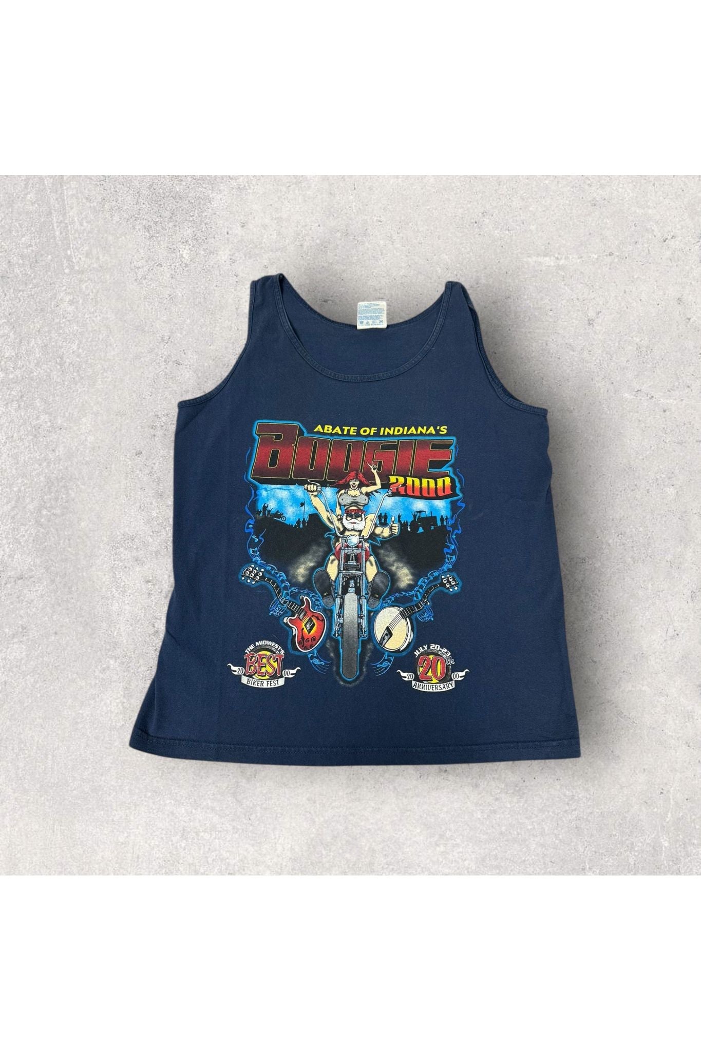 Vintage Abate of Indiana's Boogie 2000 Women's Tank- M – BACK 2 THE VINTAGE